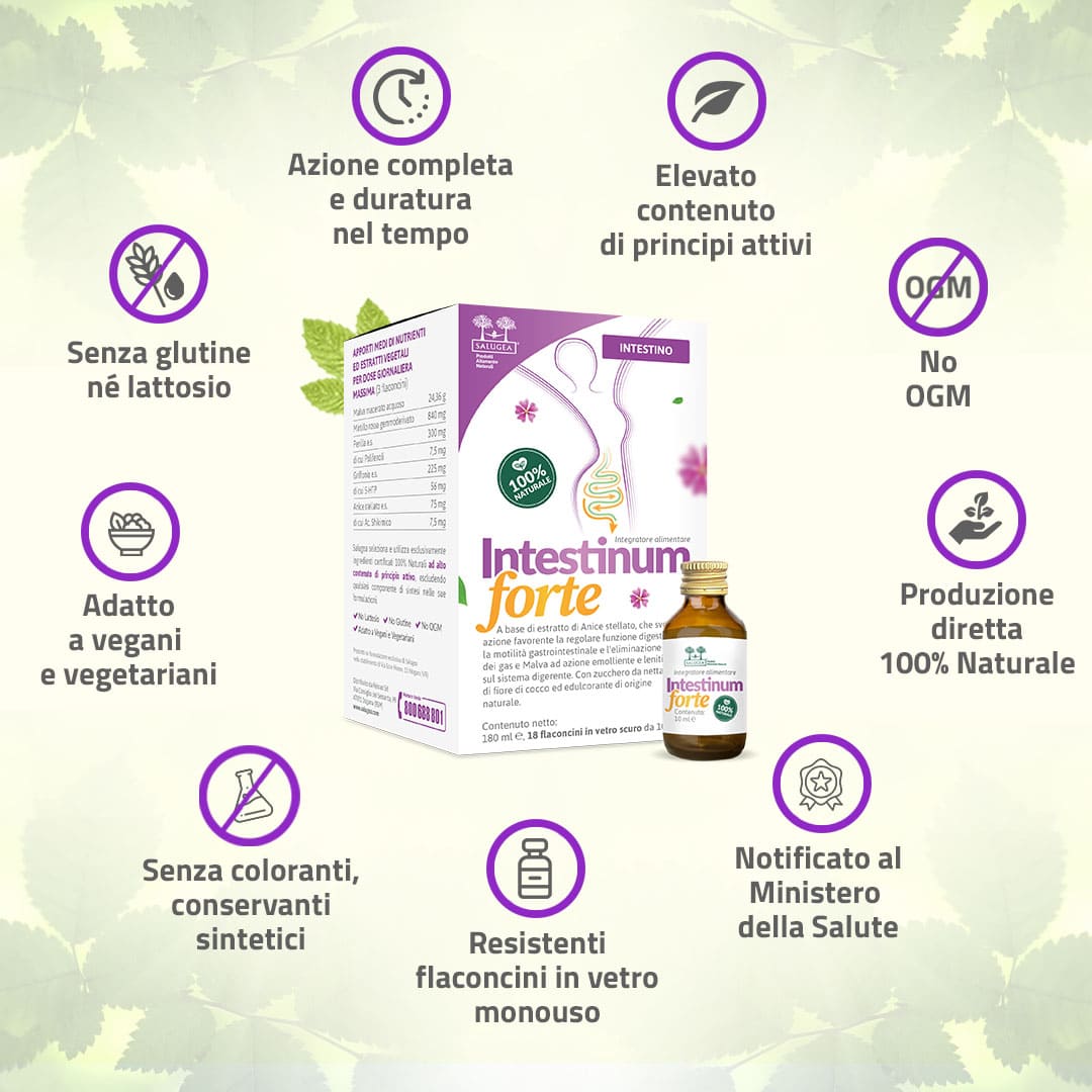 Intestinum Forte: Integratore per l’intestino iper-reattivo