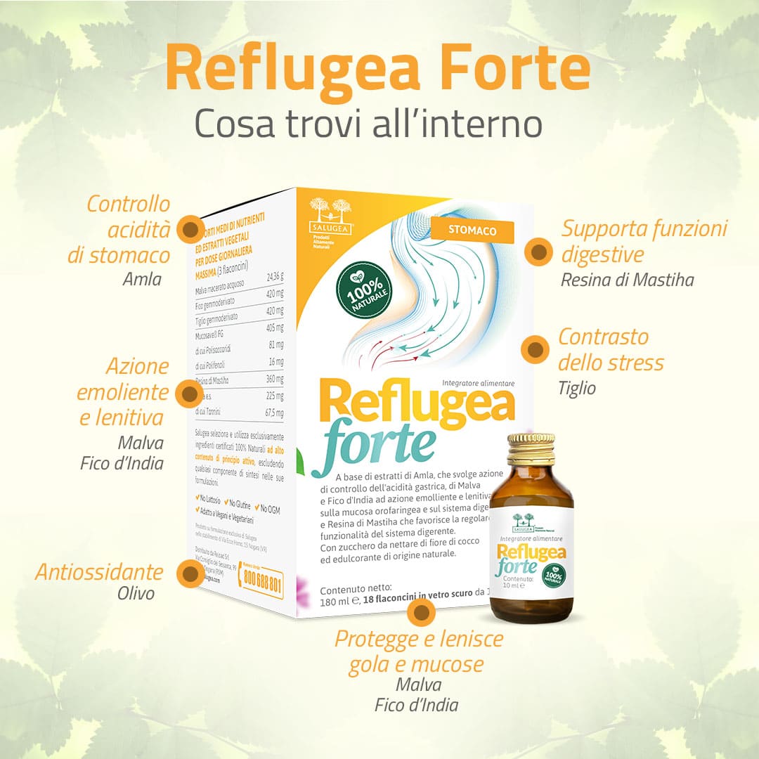 Reflugea Forte Salugea - Integratore per lo stomaco